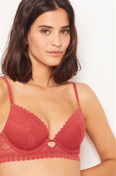 Bra No 2 Plunge Push Up Bra Idole Bleu Ciel Etam