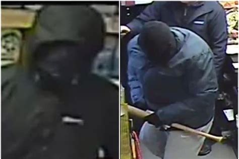 Cctv Appeal Armed Robbers Strike At Leeds Convenience Store