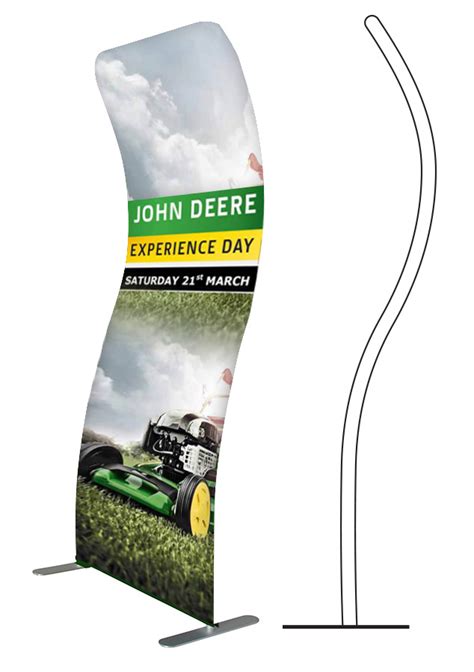 Formulate Curl Fabric Display Stands Tension Fabric Displays