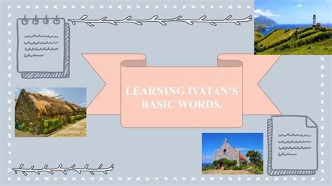 Ivatan Words Pptx