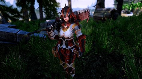 Monster Hunter Rathalos Armor Downloads Skyrim Special Edition Non Adult Mods Loverslab
