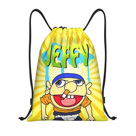 Sml Jeffy Drawstring Bag Sports Fitness Bag Waterproof Rope Bag For