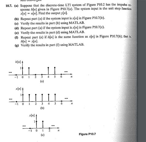 Solved A Suppose That The Discrete Time LTI System Chegg