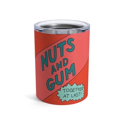 Simpsons Nuts And Gum Together At Last Tumbler 10oz Etsy