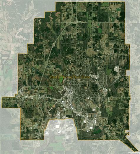 Map Of Corinth City Mississippi Thong Thai Real