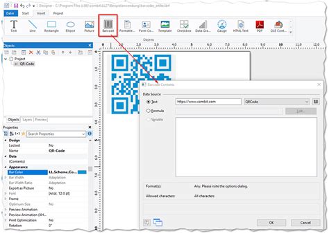 Creating Printing And Exporting Barcodes In Net C Combit