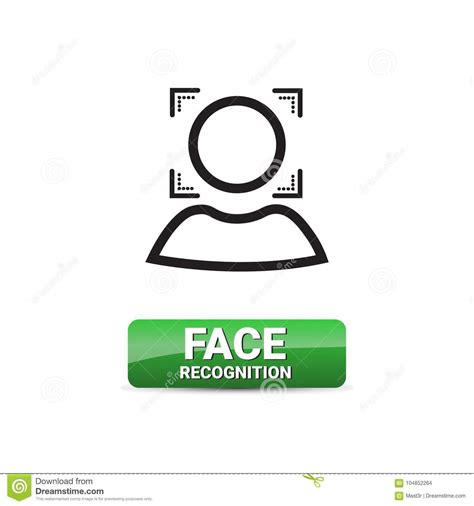 Face Recognition Button Access Control System Scanning Technology Biometrical Identification