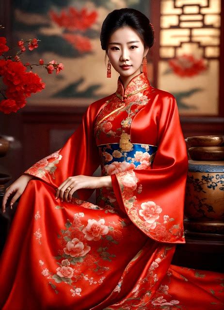 Download Ai Generated Chinese Woman Portrait Royalty Free Stock