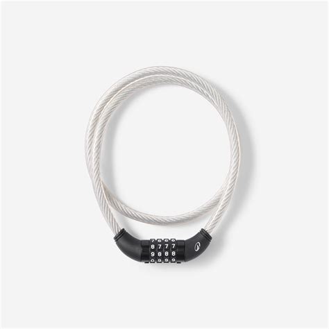 Spiral Bike Lock Code 120 Btwin Decathlon