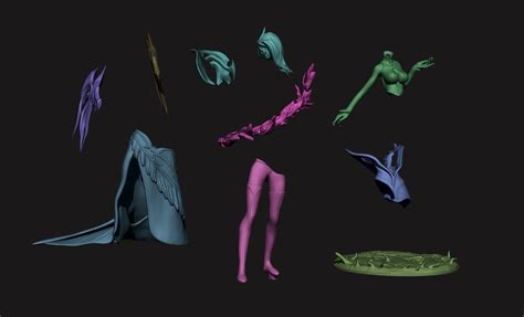 Coven Morgana League Of Legends 3d Model 3d Model 3d Printable Cgtrader