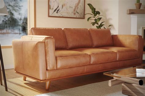 A Leather Living Room Couch For Any Occasion And Room