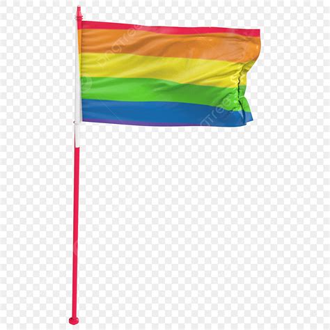 Rainbow Pride Png Picture Pride Rainbow Flying Flag Lesbian Romance
