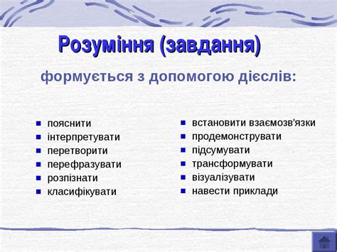 Систематика таксономія освітніх цілей за Блумом презентація з