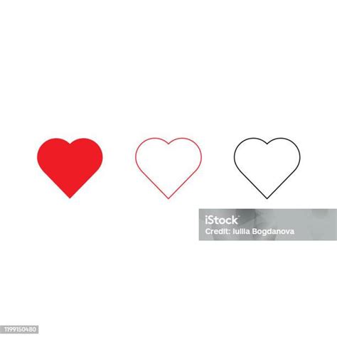 좋아요 및 하트 아이콘입니다 라이브 스트림 비디오 채팅 좋아요 흰색 배경에 격리 된 빨간 심장 웹 버튼과 같은 소셜 그물 발렌타인 벡터 일러스트레이션입니다 개념에 대한 스톡