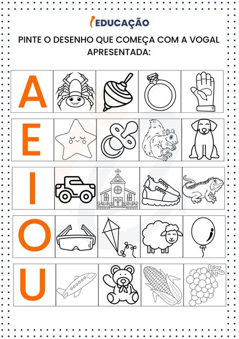 Atividades Sobre Vogais Lucoxcl