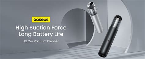 Baseus A3 Lite Car Vacuum Cleaner with Mini Air Blower, Inflator ...