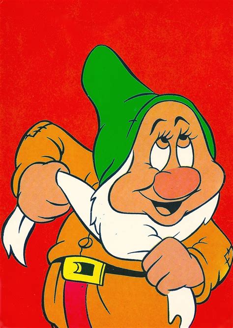 My Favorite Disney Postcards Bashful From Snow White And The Seven Dwarfs