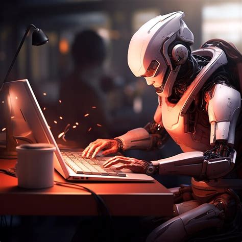 premium ai image photo robo advisor chatbot robotic concept robot