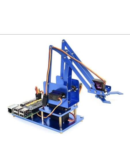 diy mini bras robot 4 axes en kit 4 dof arduino raspberry pi bluetooth wifi robotique