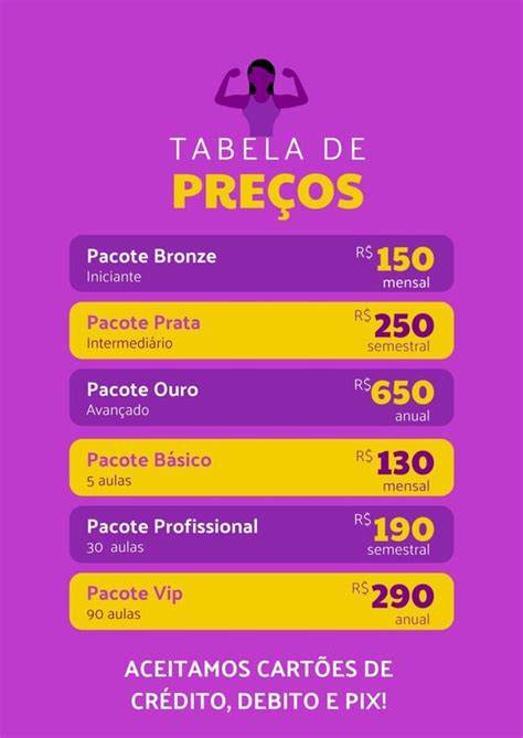 Página 2 Modelos de Tabela de Preços customizáveis e grátis