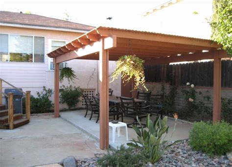 How To Build A Freestanding Patio Cover With Best 10 Samples Ideas Homivi