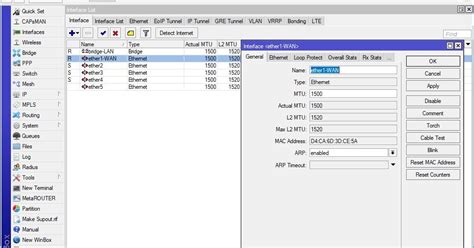 IT Mikrotik DHCP Client Configuration