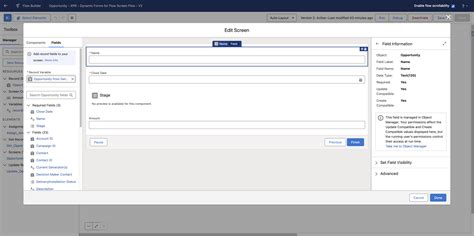 How To Use Dynamic Forms For Flow Salesforce Break