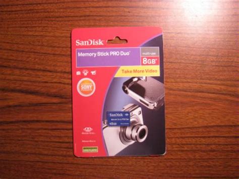 Amazon Com SanDisk 8GB Memory Stick Pro Duo Electronics