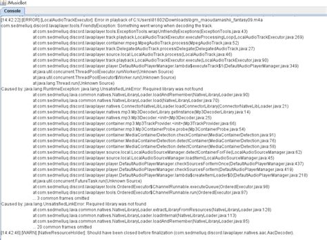 Can T Play Mp Issue Jagrosh Musicbot Github