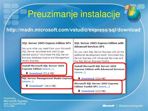 PPT Microsoft SQL Server 2005 Express Edition PowerPoint Presentation