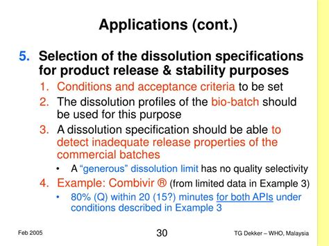 Ppt Comparative Dissolution Testing And Applications Powerpoint