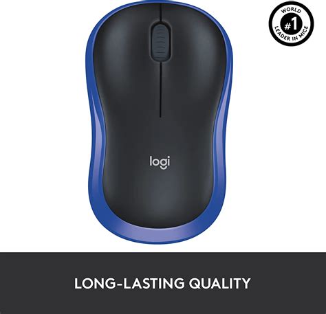 Logitech Wireless Mouse M185 Blue System Max