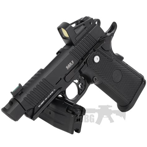 Sas Ii Ultralight Gas Blowback Airsoft Pistol With Mos
