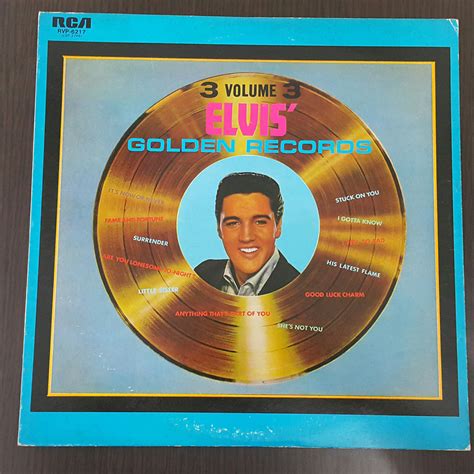Elvis Presley Elvis Golden Records Lp 英文黑膠唱片 Kf028 興趣及遊戲 收藏品及紀念品 明星