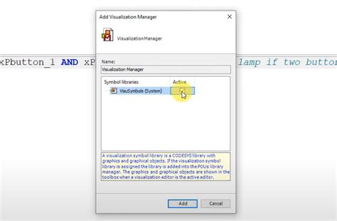 How To Create A Codesys Visualization In An Application