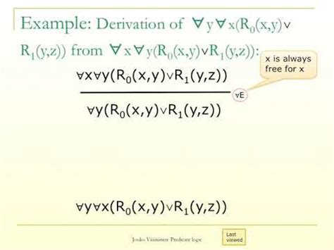 Natural Deduction In Predicate Logic Solved Problems YouTube