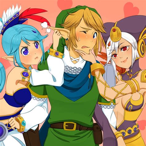 Link Et Ces Fan Girls XD Hyrule Warriors Legend Of Zelda Legend