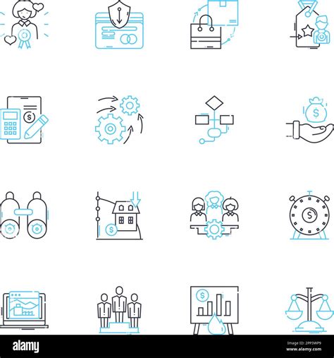 Automated Robots Linear Icons Set Robotics Automation Mechanization
