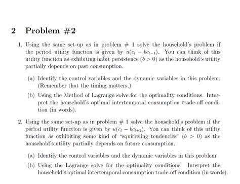 Problem Consider The Following Chegg Com