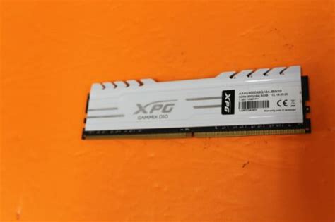 Adata XPG 8GB (1x8GB) DDR4 3000MHz PC4-24000 NON ECC AX4U300038G16A ...