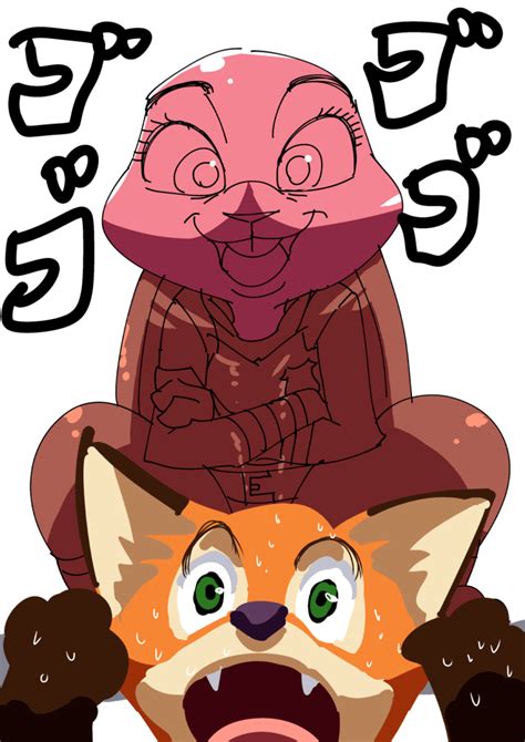Силуэты By メルメト Judy Hopps Джуди Хопс Nick Wilde Nick Wilde