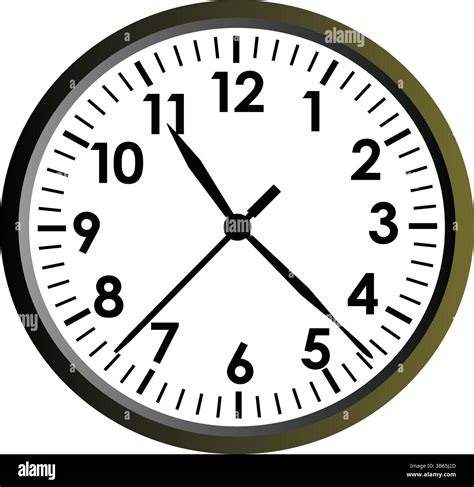 Round Analog Clock With Black Border And Metallic Green Edge Stock Vector Image And Art Alamy Round Analog Clock With Black Border And Metallic Green Edge Stock Vector Image And Art Alamy