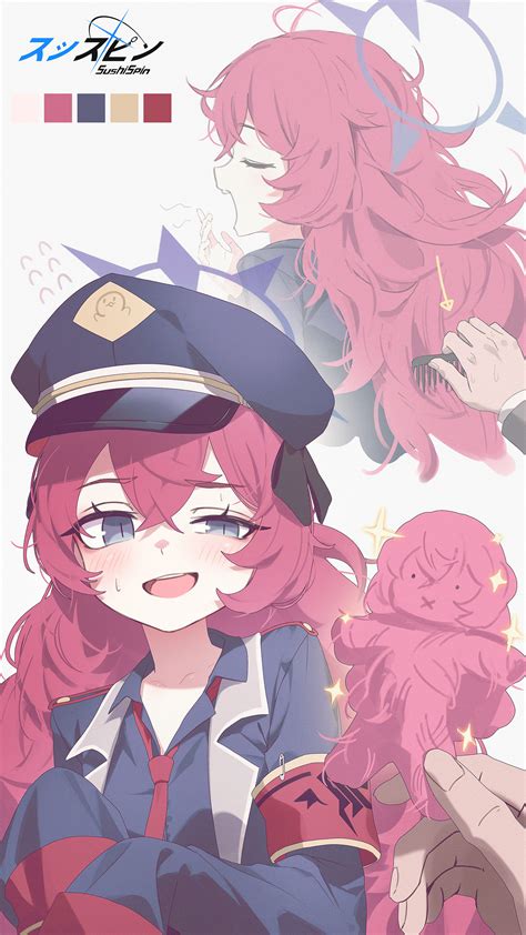 Sensei And Iroha Blue Archive Drawn By Sushispin Danbooru