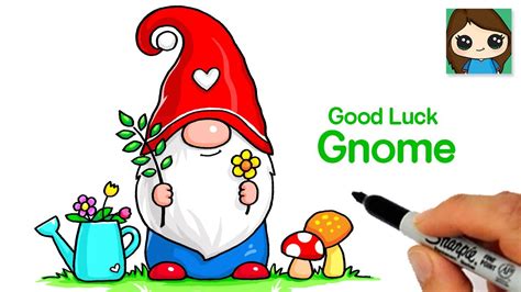 How To Draw An Easy Gnome Cartonionline