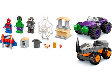 Acheter Lego Marvel Spidey Et Ses Incroyables Amis Hulk Et Rhino