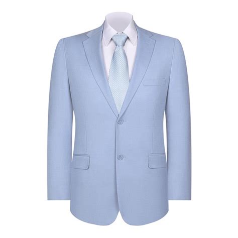 Pandl Mens Blazer Classic Fit Sport Coat Two Buttons Lightweight Suit