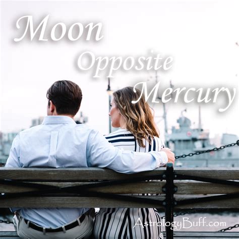 Composite Moon Opposite Mercury Through Different Signs