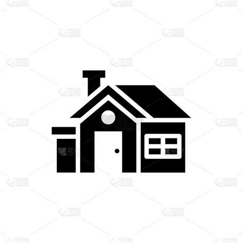 主页矢量固体图标风格插图。eps 10个文件