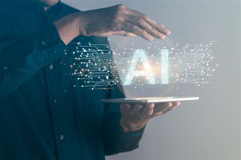 Ai 인공 지능 아이콘을 들고 있는 사업가 Ai 채팅 봇 미래 기술 혁신 기술 및 로봇 개념 3차원 형태에 대한 스톡 사진 및 기타 이미지 Istock