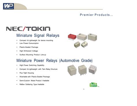 Nec Tokin Relays Ppt
